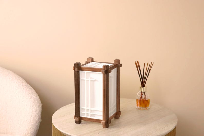 Shoji Lamp, Japanese Style, Minimal Light - Etsy