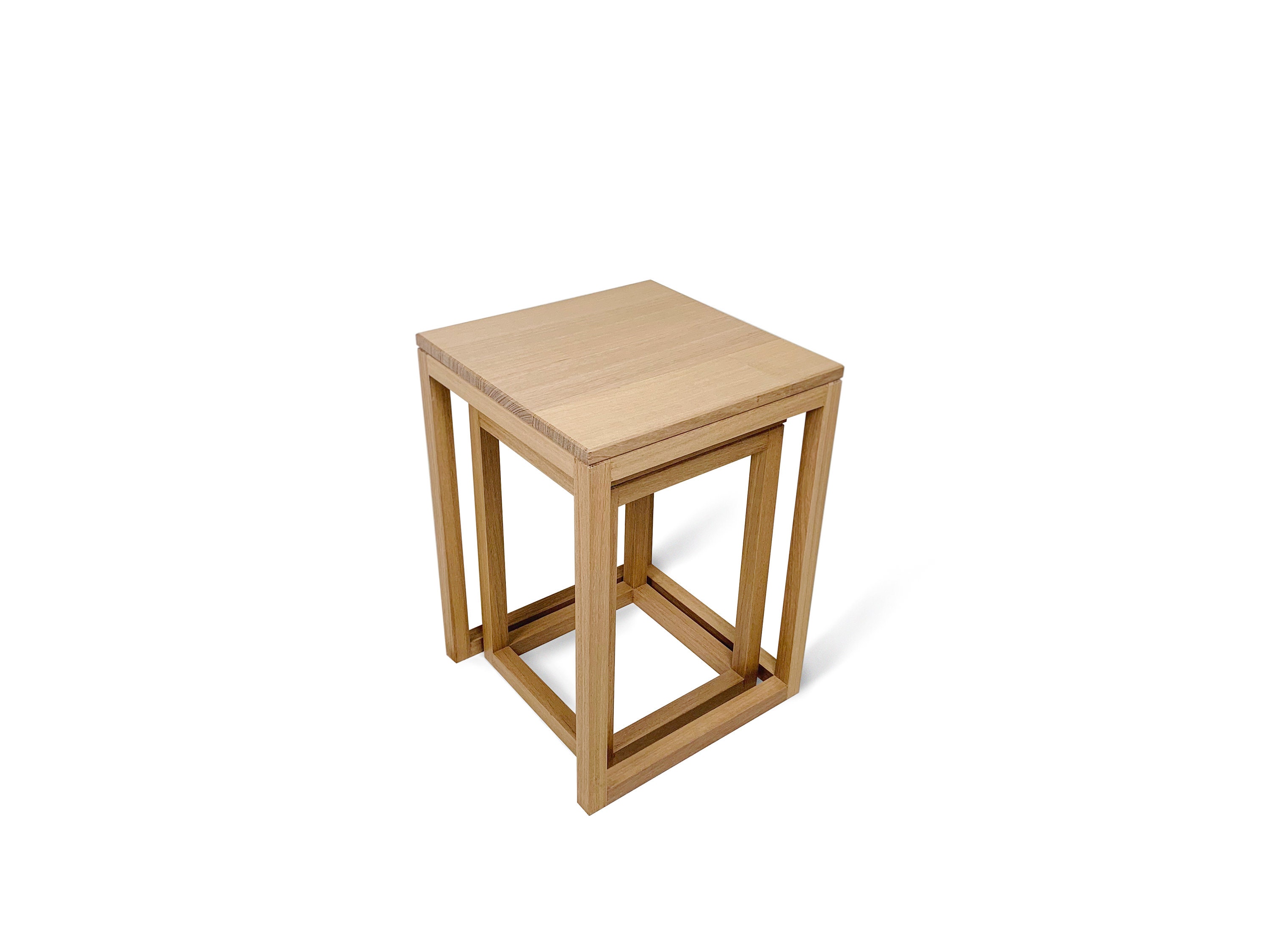 Square Nested Side Table - Etsy