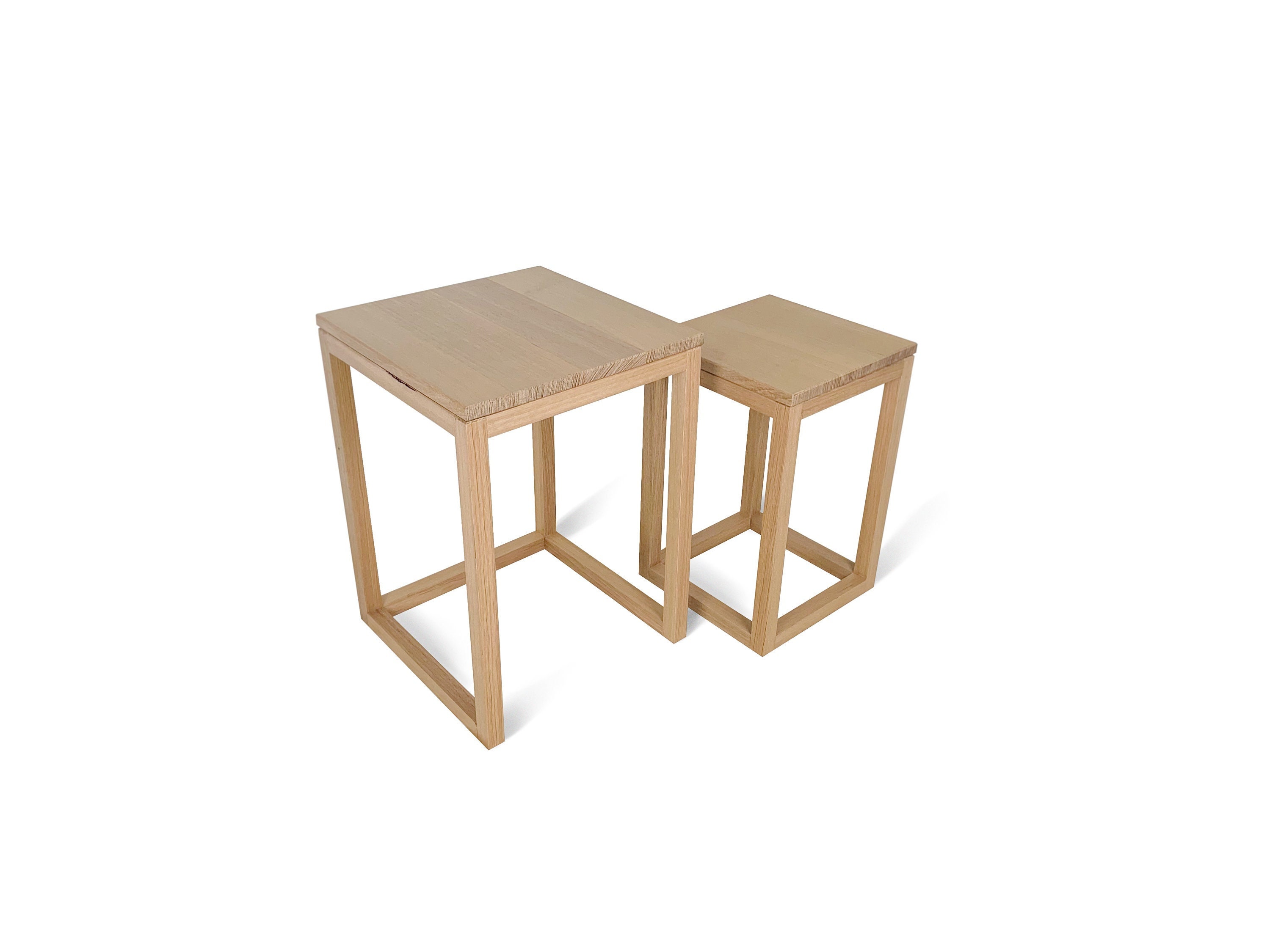 Square Nested Side Table - Etsy