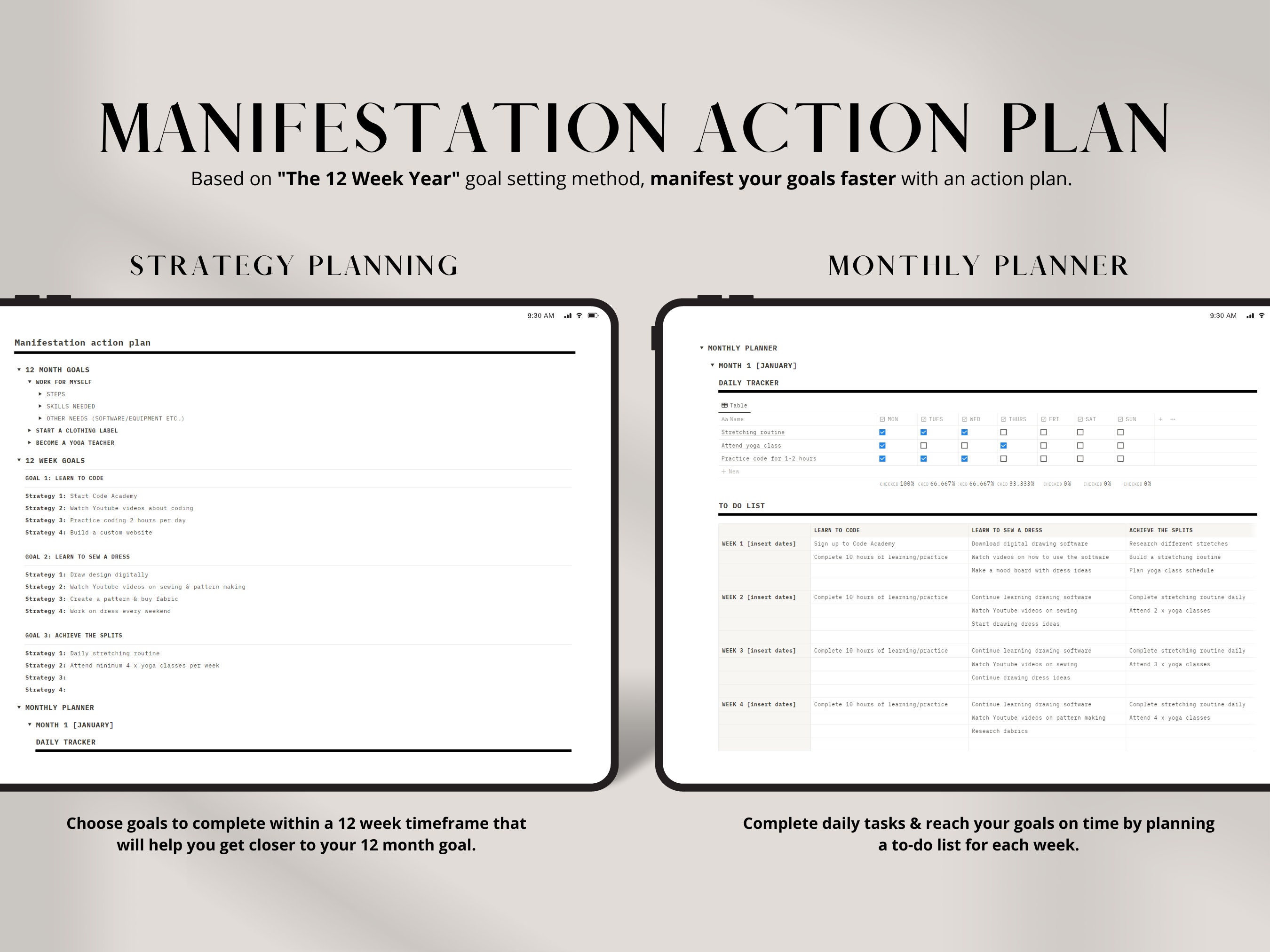 Notion Template Spiritual Planner Notion Planner Notion - Etsy