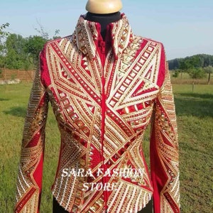 Western Women Show Jacket Western Custom Rodeo Queen Showmanship Jacket ...