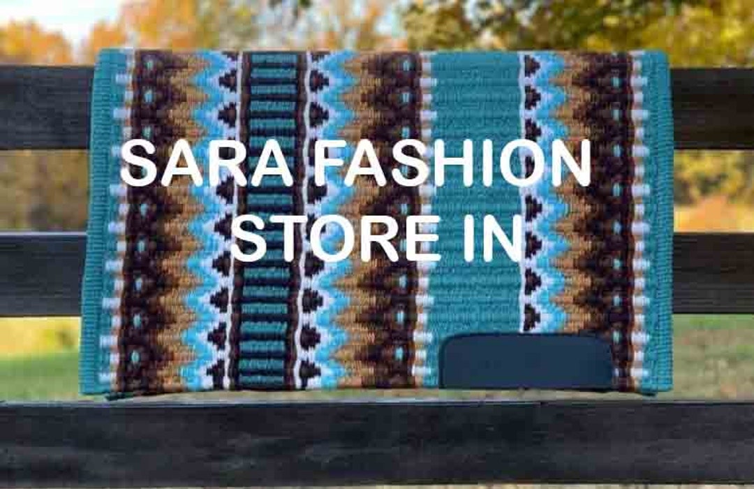 Western Show Saddle Pad for Horse on Fully Copper Metallic Color ...