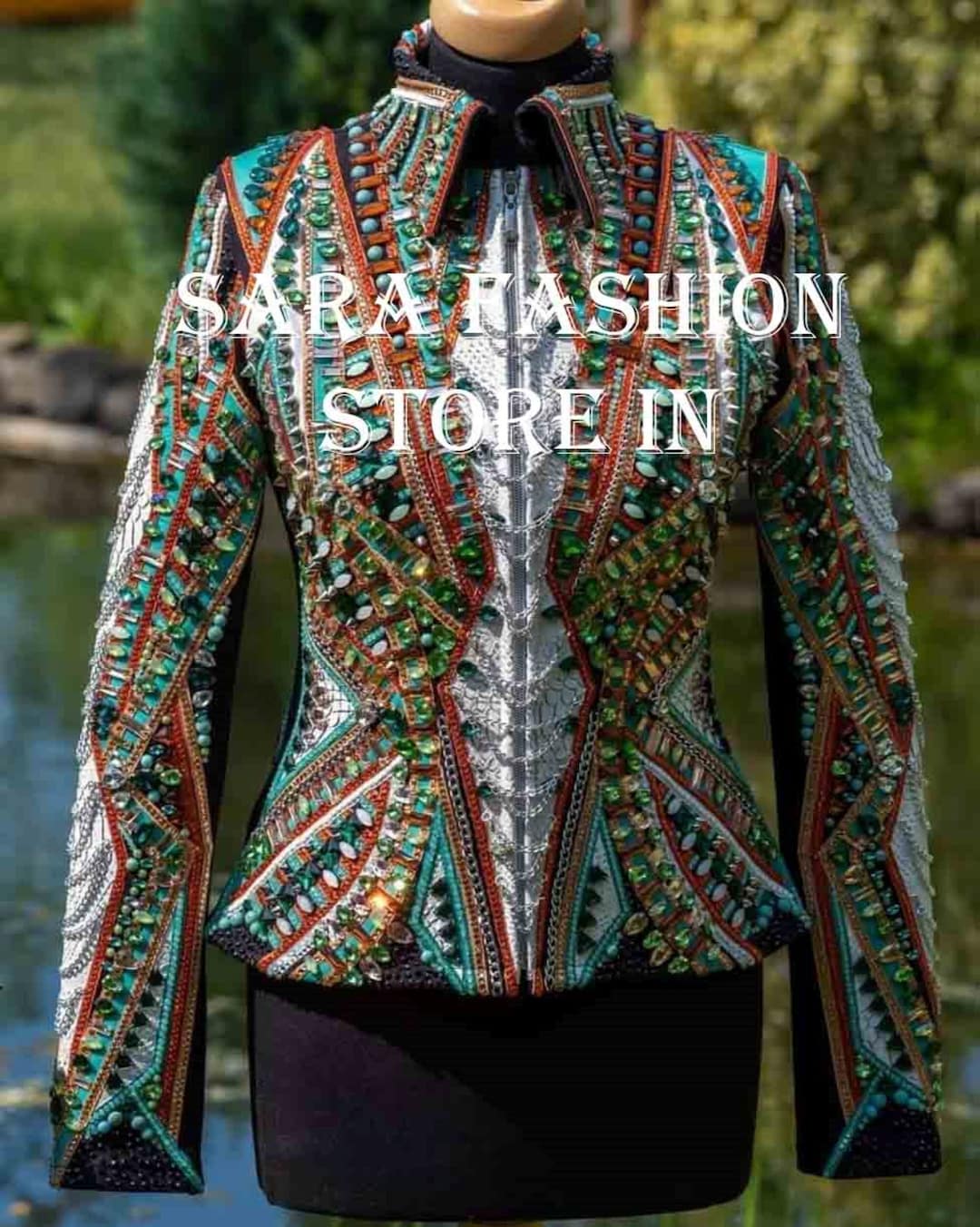 Western Women Show Jacket Western Custom Rodeo Queen Showmanship Jacket ...