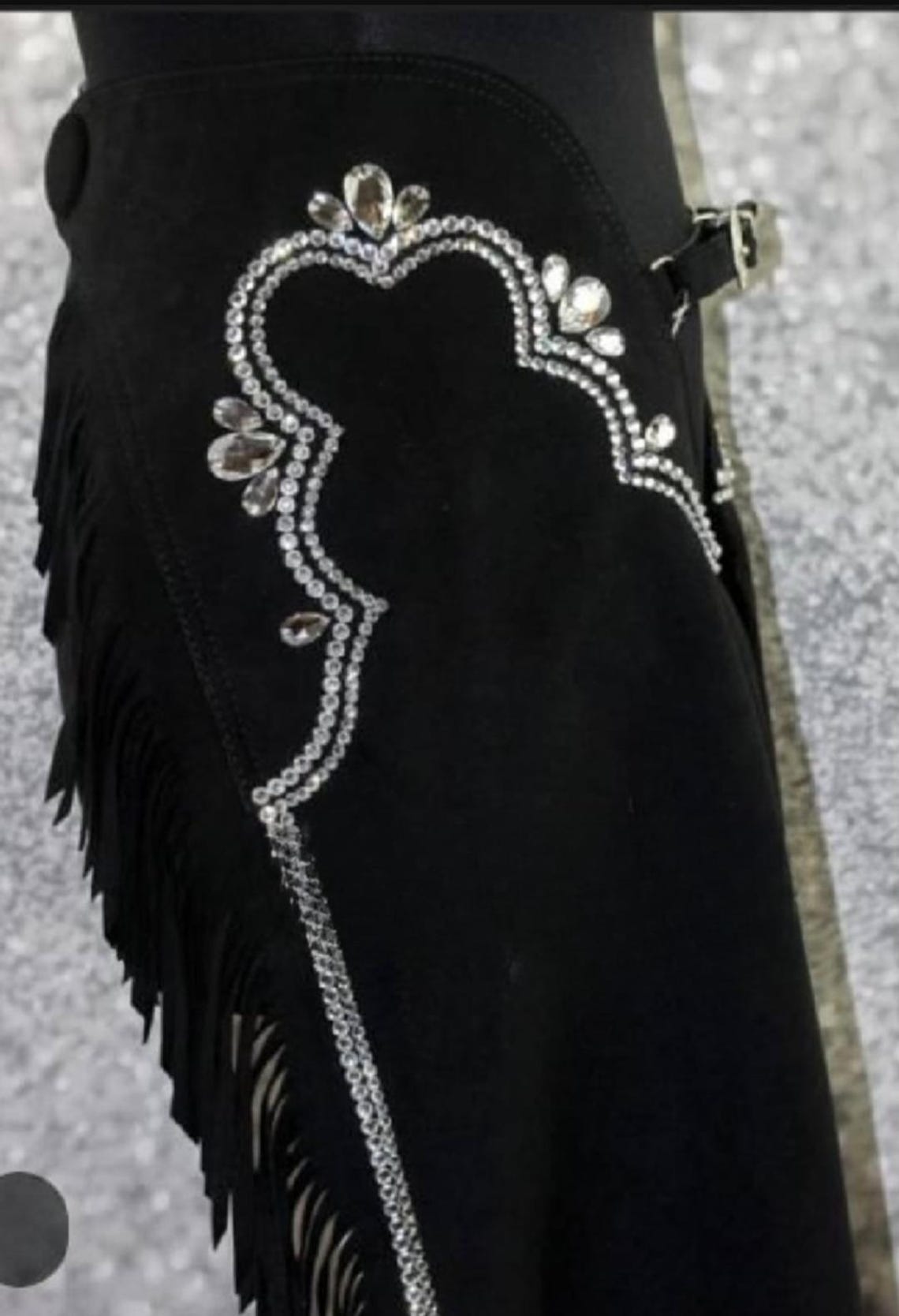 Simplicily Suede With Fringed Chap Custom Made Chap Hand Made Chap ...