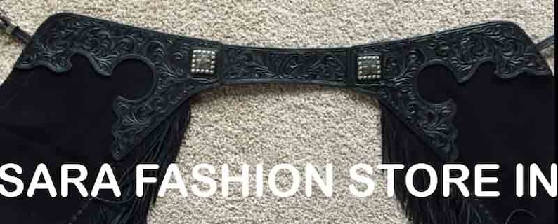 Fringed Chap Custom Made Chap Hand Made Chap Leather Western Chaps ...