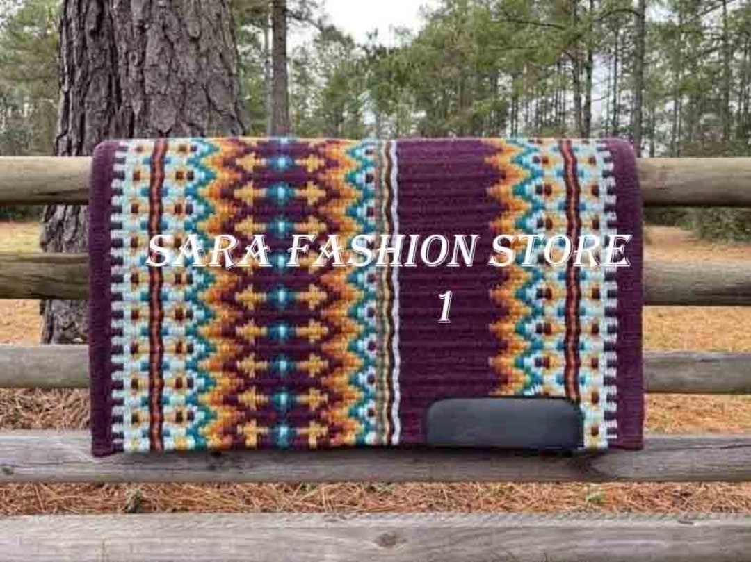 5in1 Design Western Show Saddle Pad for Horse on Fully Copper Metallic ...