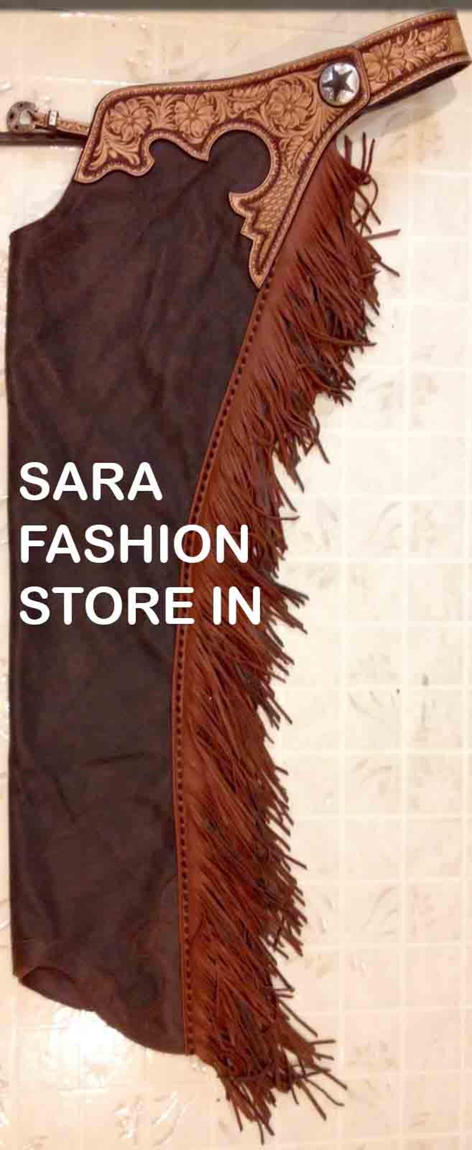 Chap Fringed Chap Custom Made Chap Hand Made Chap Leather Western Chaps ...