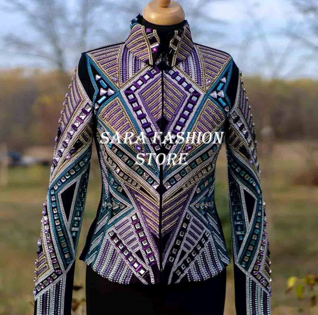 Western Women Show Jacket Western Custom Rodeo Queen Showmanship Jacket ...