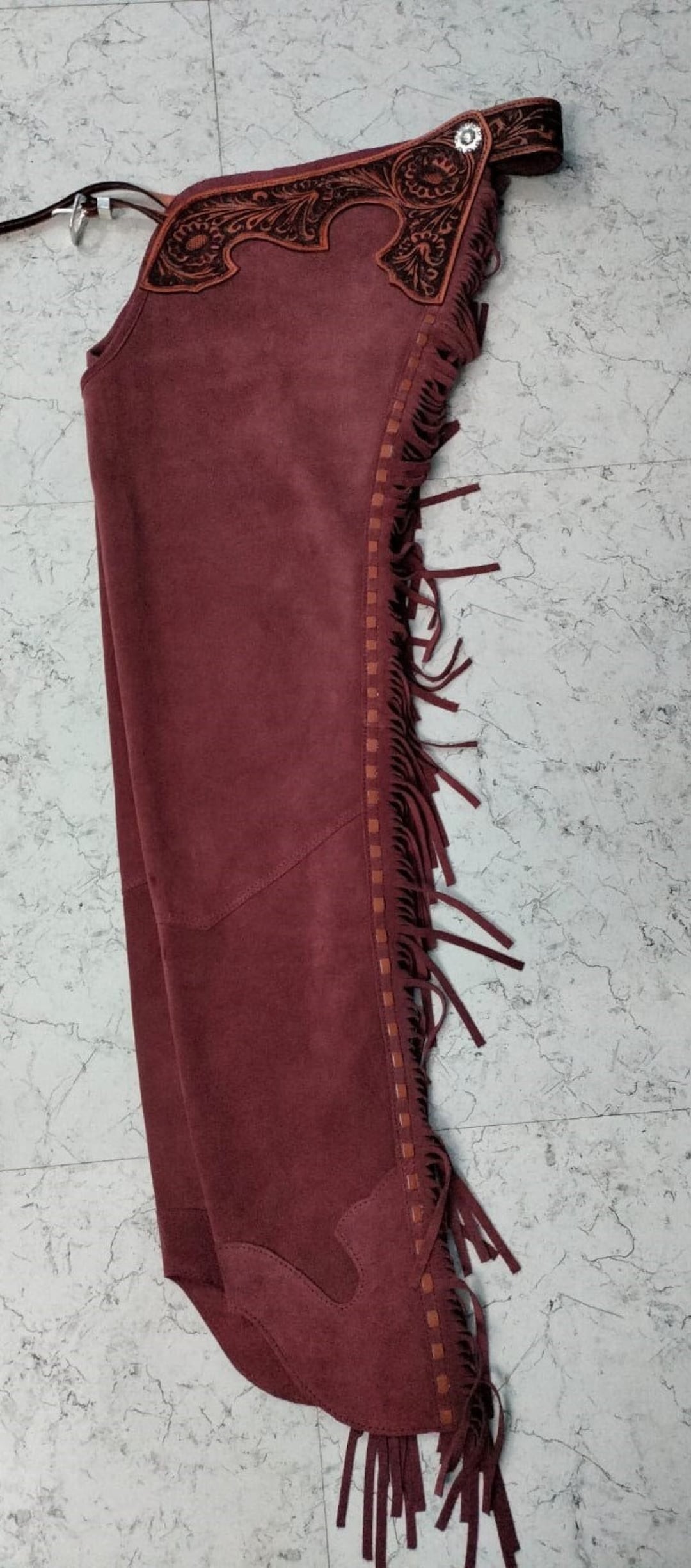 Chap Fringed Chap Custom Made Chap Hand Made Chap Leather Western Chaps ...