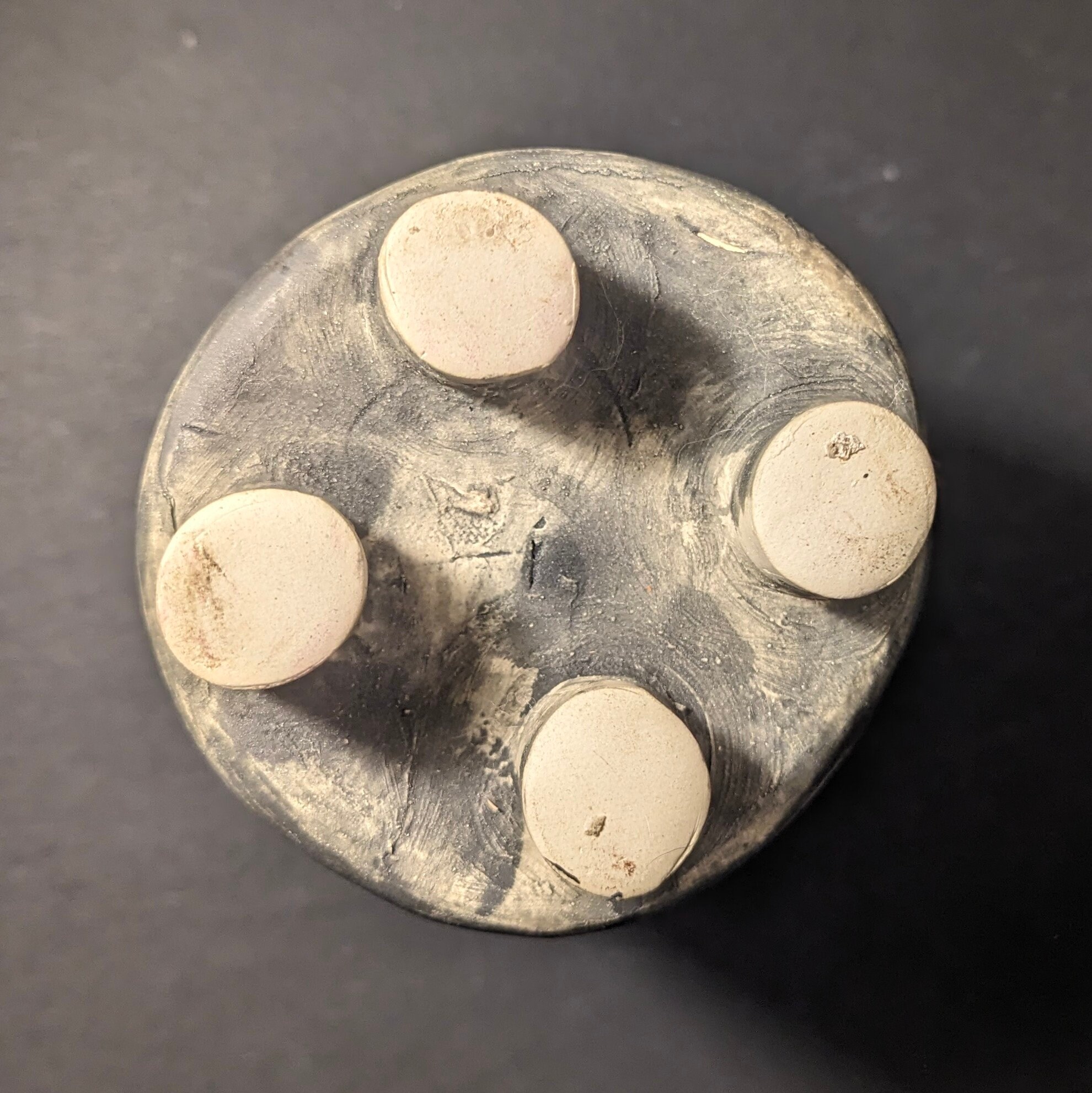 6" Ceramic Vase Circles Pattern - Etsy