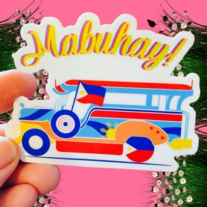 Mabuhay Philippine Jeepney Car Decal Stickers - Etsy