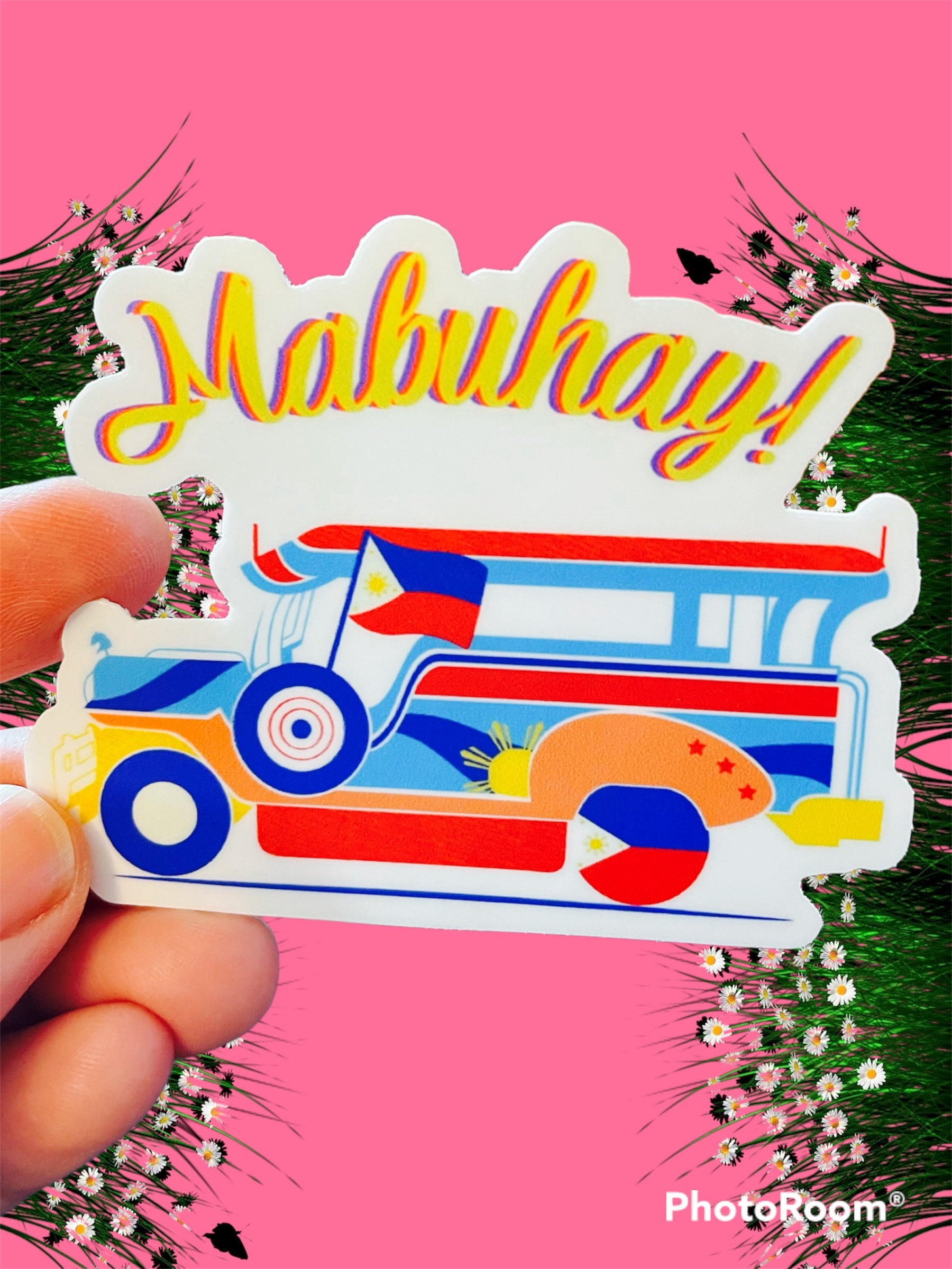 Mabuhay Philippine Jeepney Car Decal Stickers - Etsy