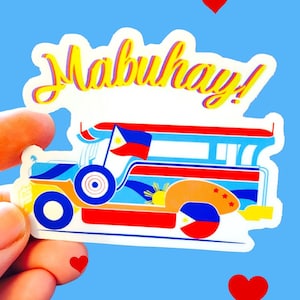 Mabuhay Philippine Jeepney Car Decal Stickers - Etsy