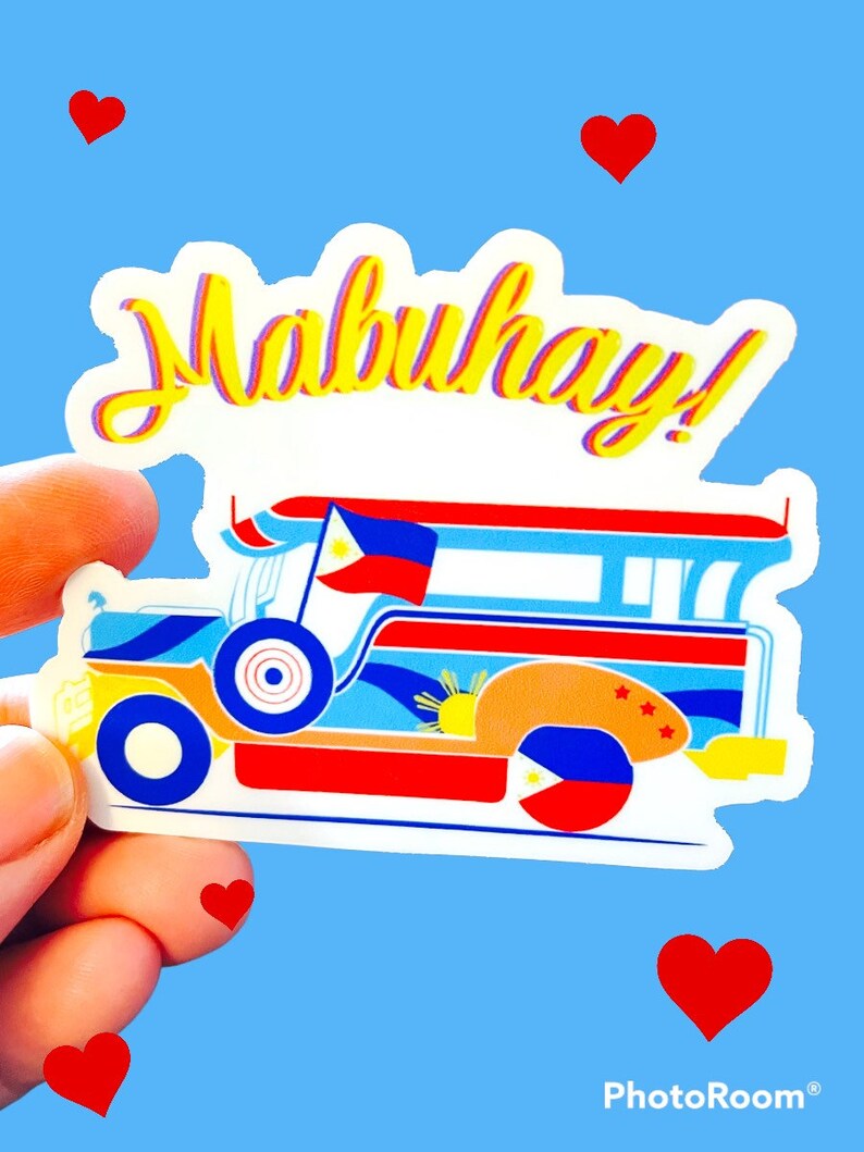 Mabuhay Philippine Jeepney Car Decal Stickers - Etsy