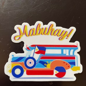 Mabuhay Philippine Jeepney Car Decal Stickers - Etsy