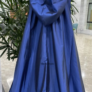Blue Wizard Cloak Cosplay Outdoor Thin Cloak Cloak Vampire - Etsy