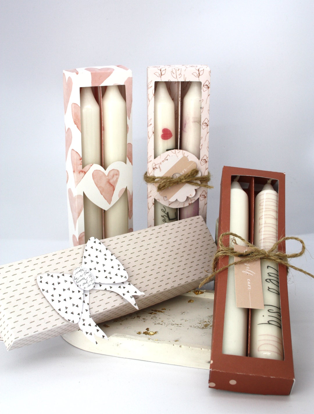 Plotterdatei Kerzenbox Kerzenschachtel Geschenkbox mit Deckel zum ...