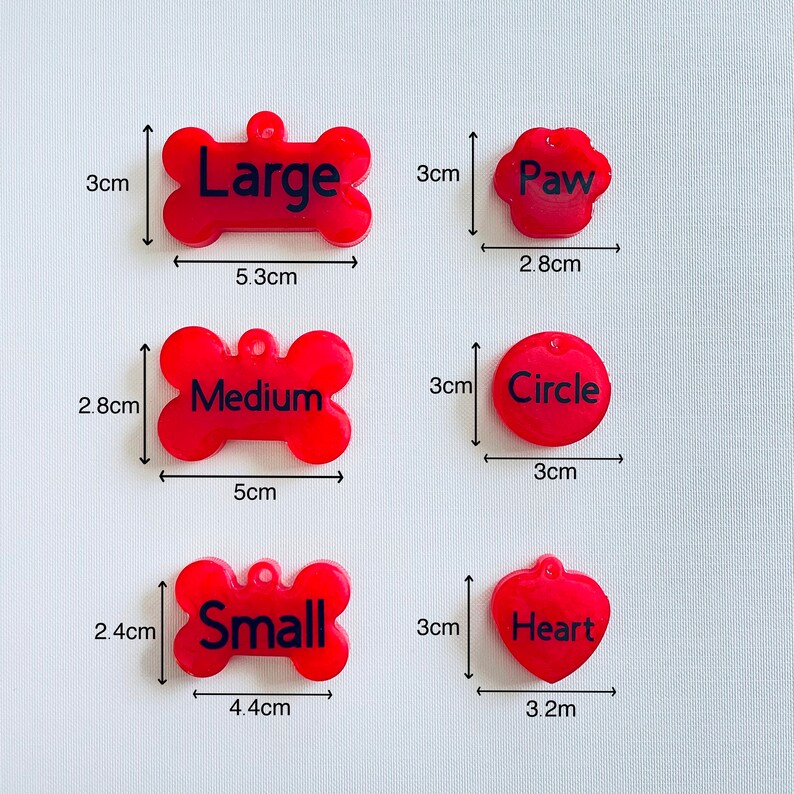 Design Your Own Resin Dog Tag Custom Pet Tag - Etsy