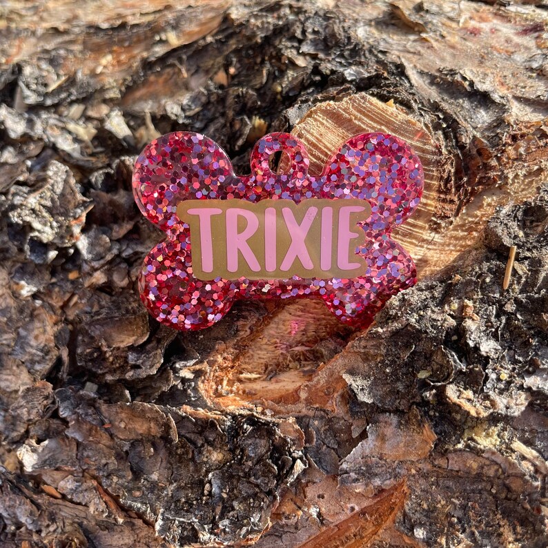 Design Your Own Resin Dog Tag Custom Pet Tag - Etsy