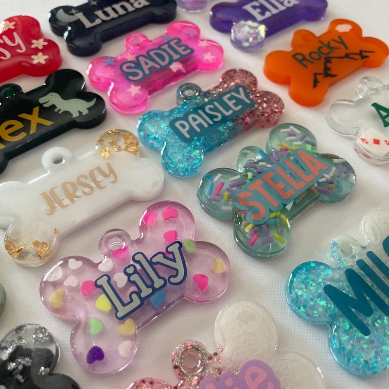 Resin Dog Tag - Etsy Canada