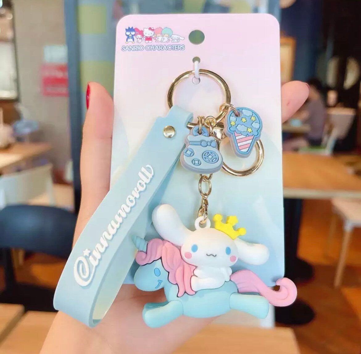 Sanrio Cinnamoroll Hello Kitty My Melody Cute Cartoon Keychain - Etsy