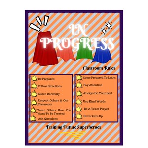 Instant Digital Download Superhero Classroom Posters for Teachers - Etsy