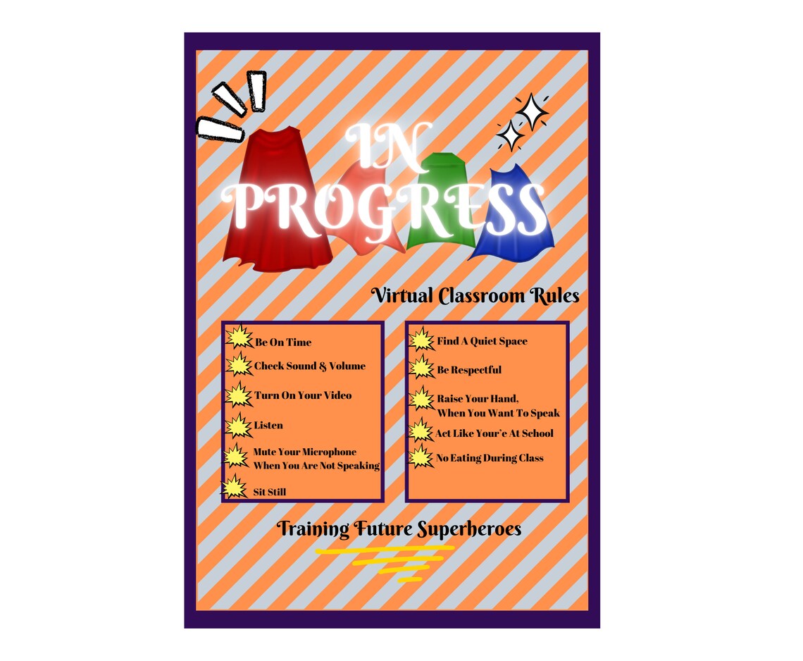 Instant Digital Download Superhero Classroom Posters for - Etsy