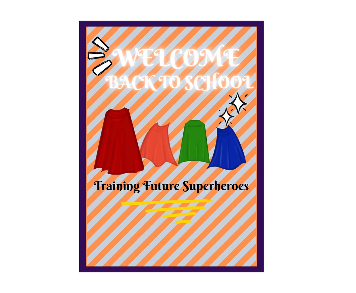 Instant Digital Download Superhero Classroom Posters for - Etsy
