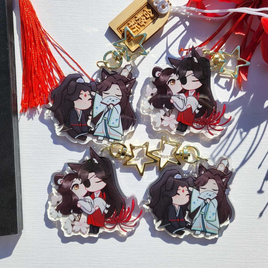 MXTX Acrylic Keychain and Stickers TGCF heaven Officials - Etsy Canada