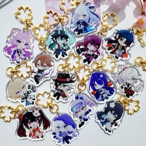 HSR Honkai Star Rail 2 Inch Mini Charms ( the Herta, Mydei, Phainon ...