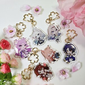 HSR Honkai Star Rail 2 Inch Mini Charms ( the Herta, Mydei, Phainon ...