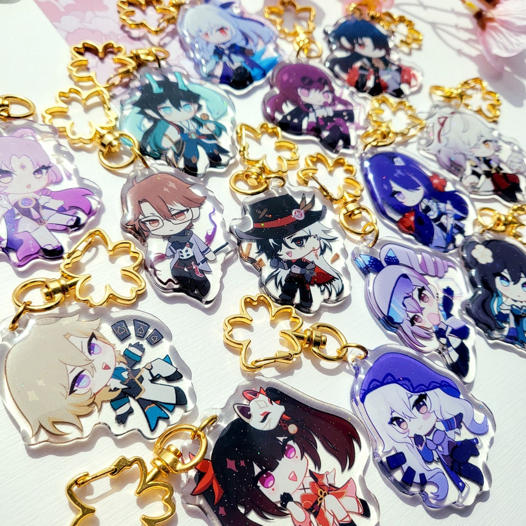 HSR Honkai Star Rail 2 Inch Mini Charms ( the Herta, Mydei, Phainon ...