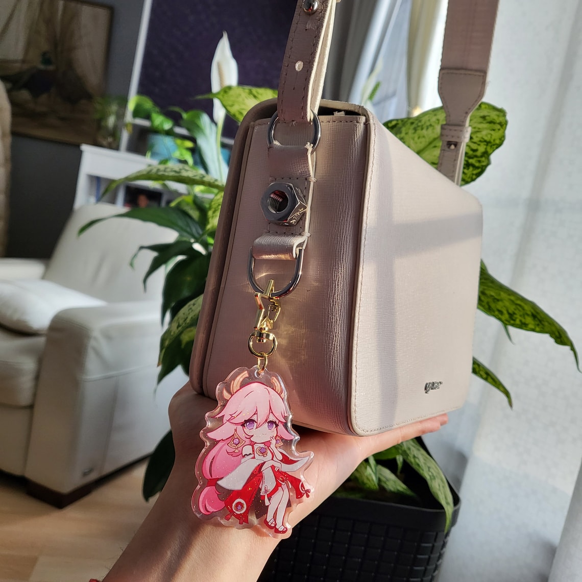 Genshin Impact Keychain Acrylic 3 Inch Keychains With Chibi | Etsy