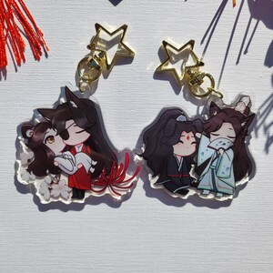 MXTX Acrylic Keychain and Stickers TGCF heaven Officials - Etsy Canada