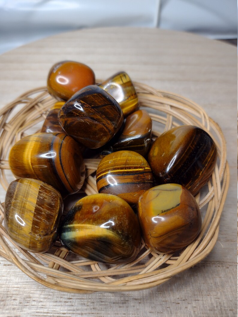 High Quality Tigers Eye Tumble Natural Tumbled Tiger Eye Crystal Stone ...