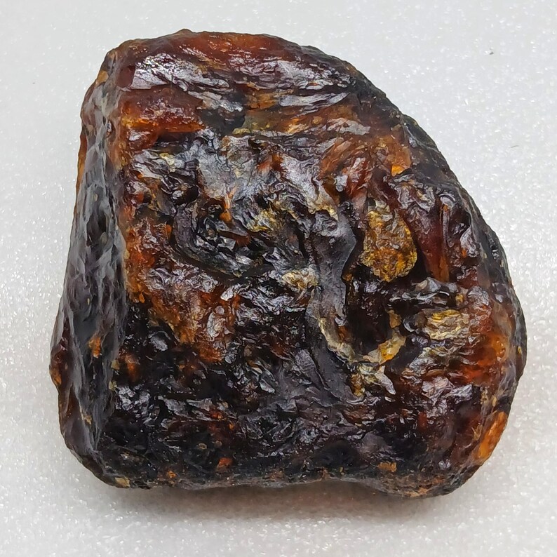 Natural Black Amber Specimen Raw Amber Stone Yellow Amber Tree Sap ...