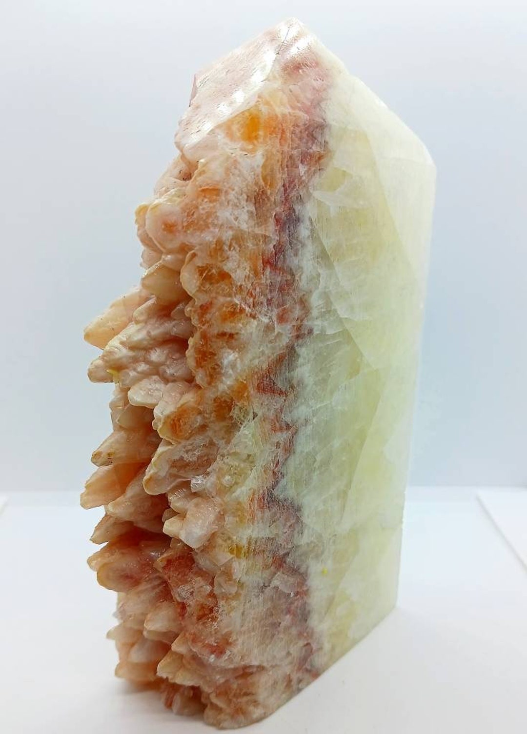 Calcite Tower Dogtooth Calcite Large Orange Calcite Crystal Polished ...