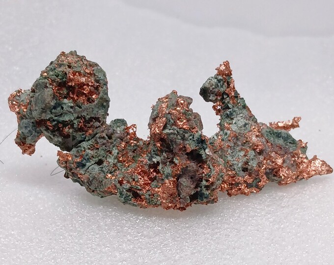Large Native Copper Specimen With Chrysocolla Natural Raw Copper ...
