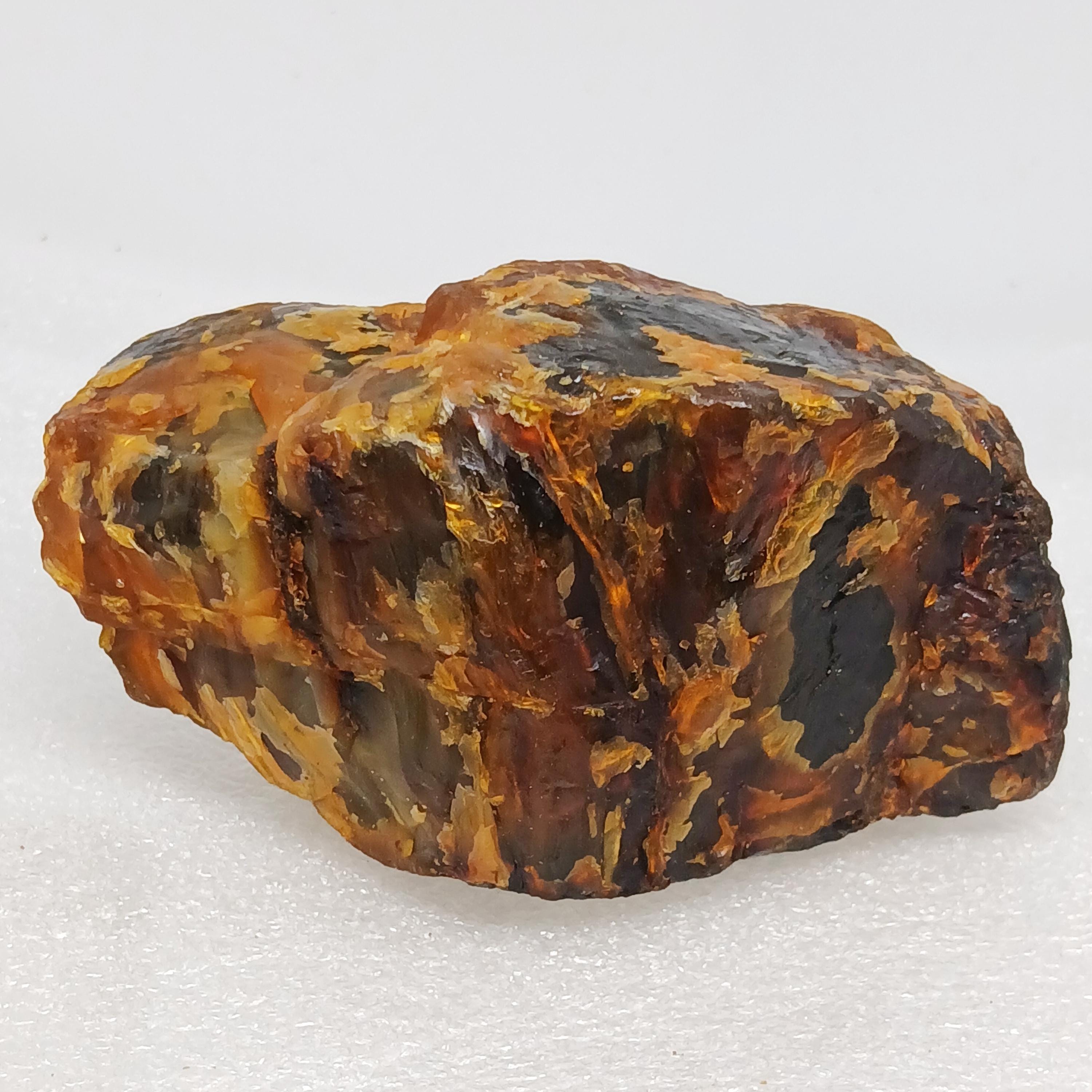 Natural Black Amber Specimen Raw Amber Stone Yellow Amber Tree Sap ...