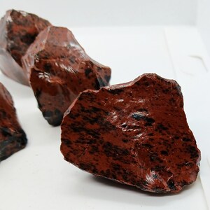 Mahogany Obsidian - Single Stone or 1/2 Lbs Raw Red Obsidian Crystal ...