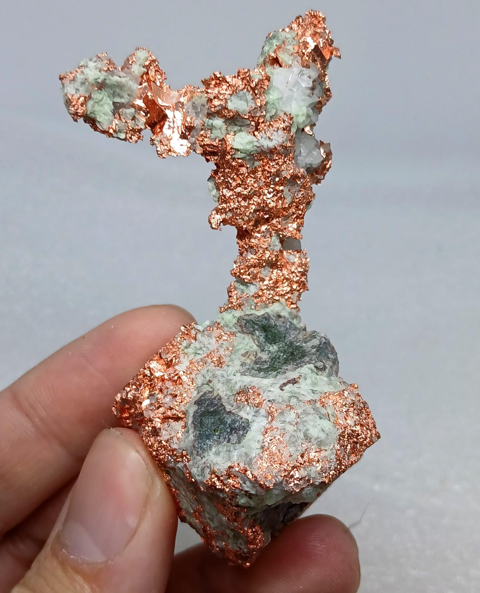 Native Copper With Chrysocolla Large Natural Raw Copper Crystal ...