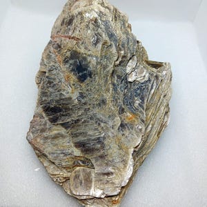 XL Gold Muscovite Mica With Stand - Natural Gold Mica Specimen Large ...
