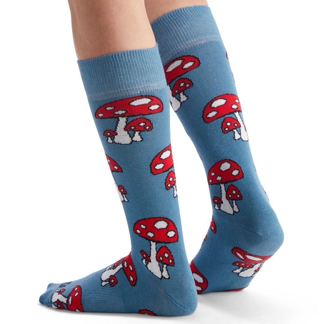 Fungus Amongus, Mushroom Socks, Fungi Socks, Novelty Socks, Cottagecore ...