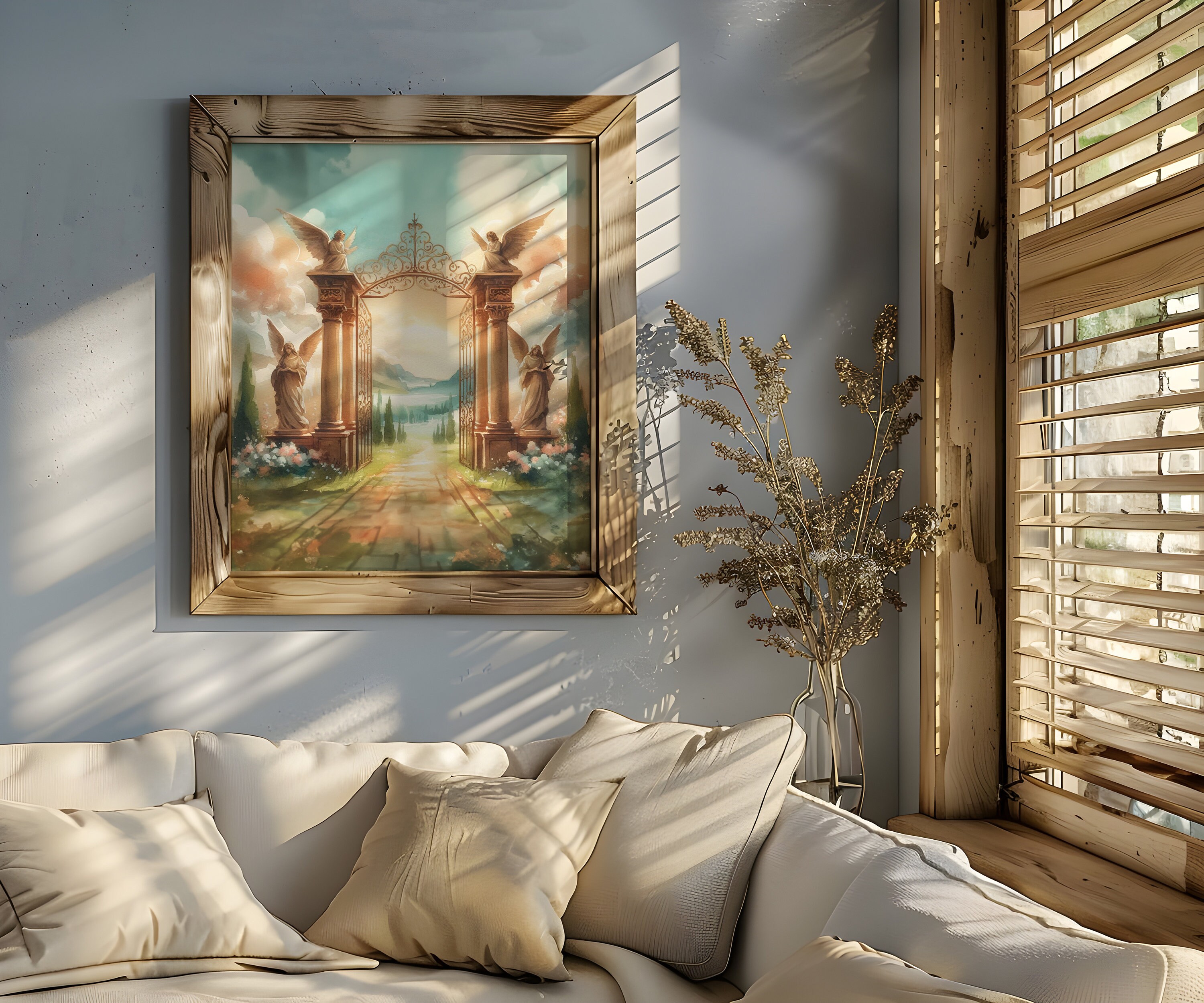 Gate to Heaven Watercolor 300 DPI 8x10 or 16x20 Gate to Heaven ...