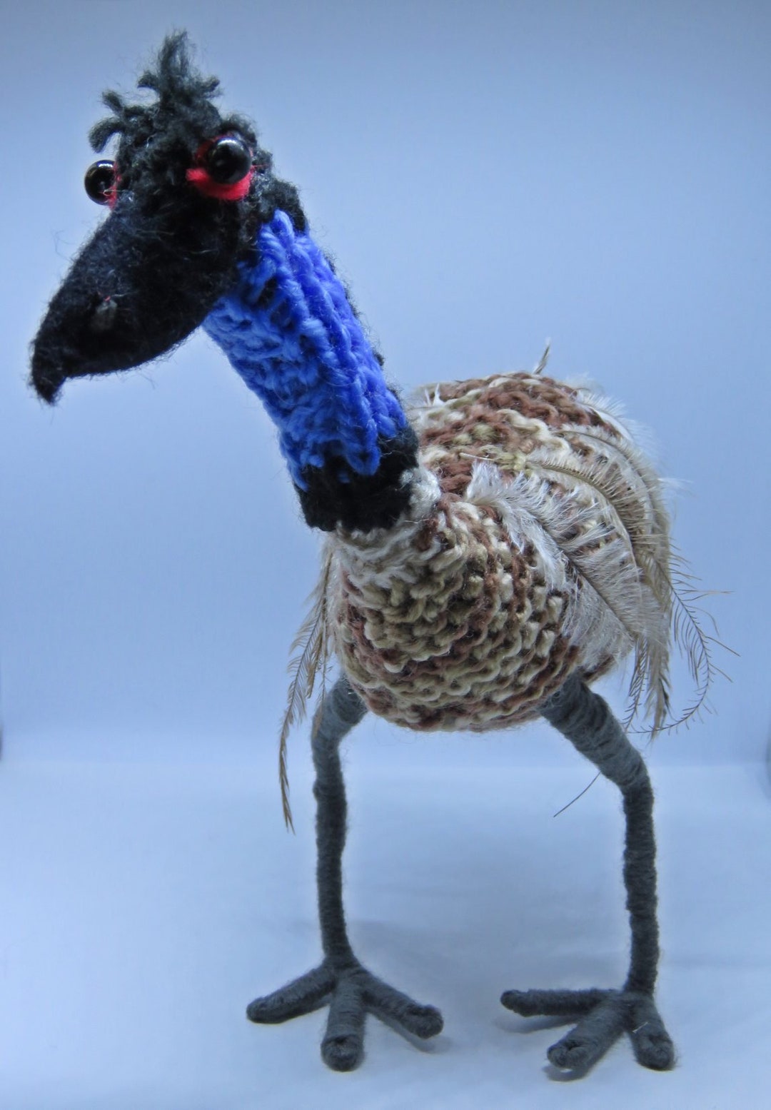 Knitted Emu Australian Native Bird - Etsy