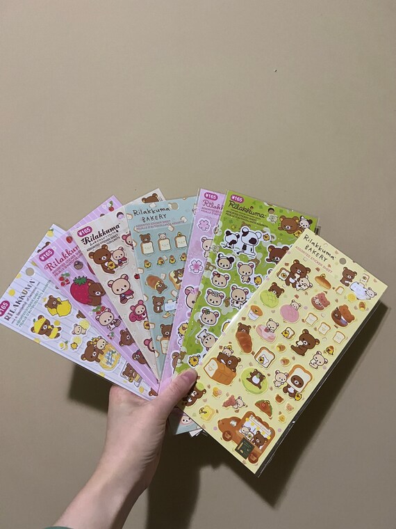 Rilakkuma Sticker Sheet - Etsy