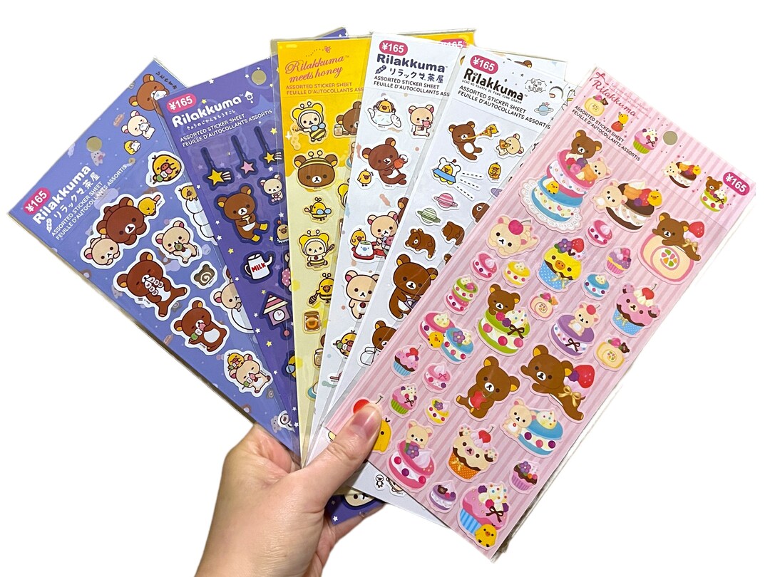 Rilakkuma Sticker Sheet - Etsy