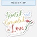 Faith Sticker, Bible Verse Sticker Rooted and Grounded in Love ...