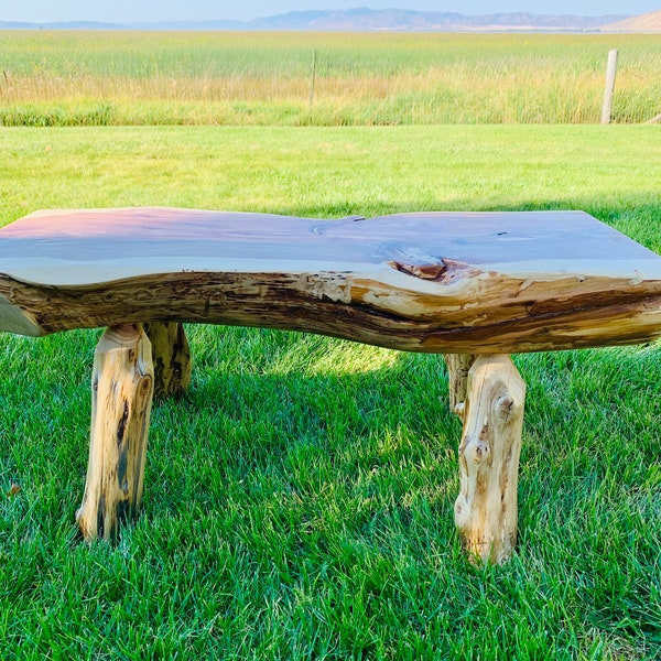 Log Bench - Etsy