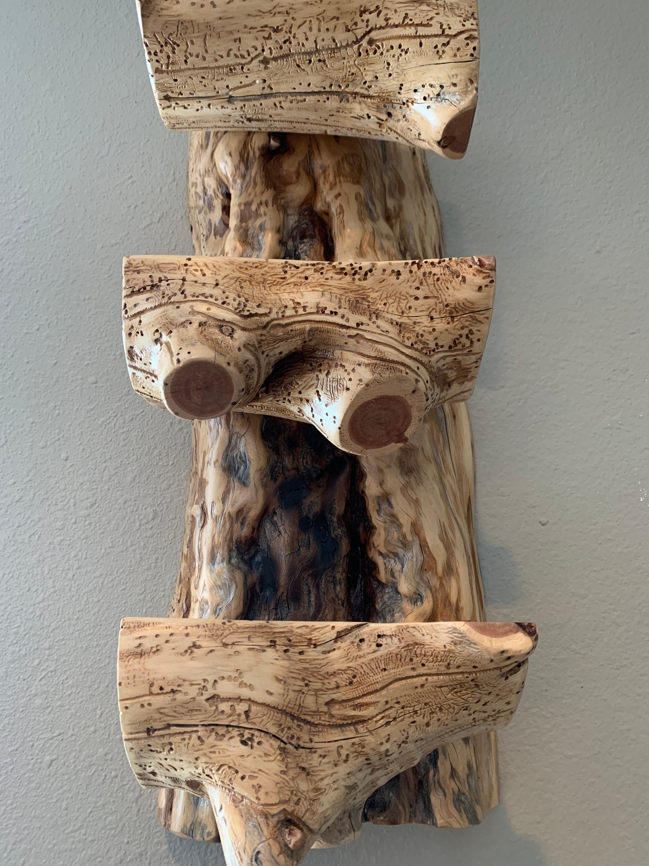 Log Wine Holder, Rustic Wine Holder, Juniper - Etsy
